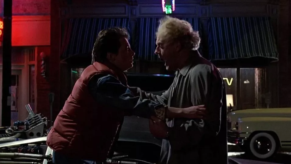 „zurück In Die Zukunft Heute Landet Marty Mcfly Buntede