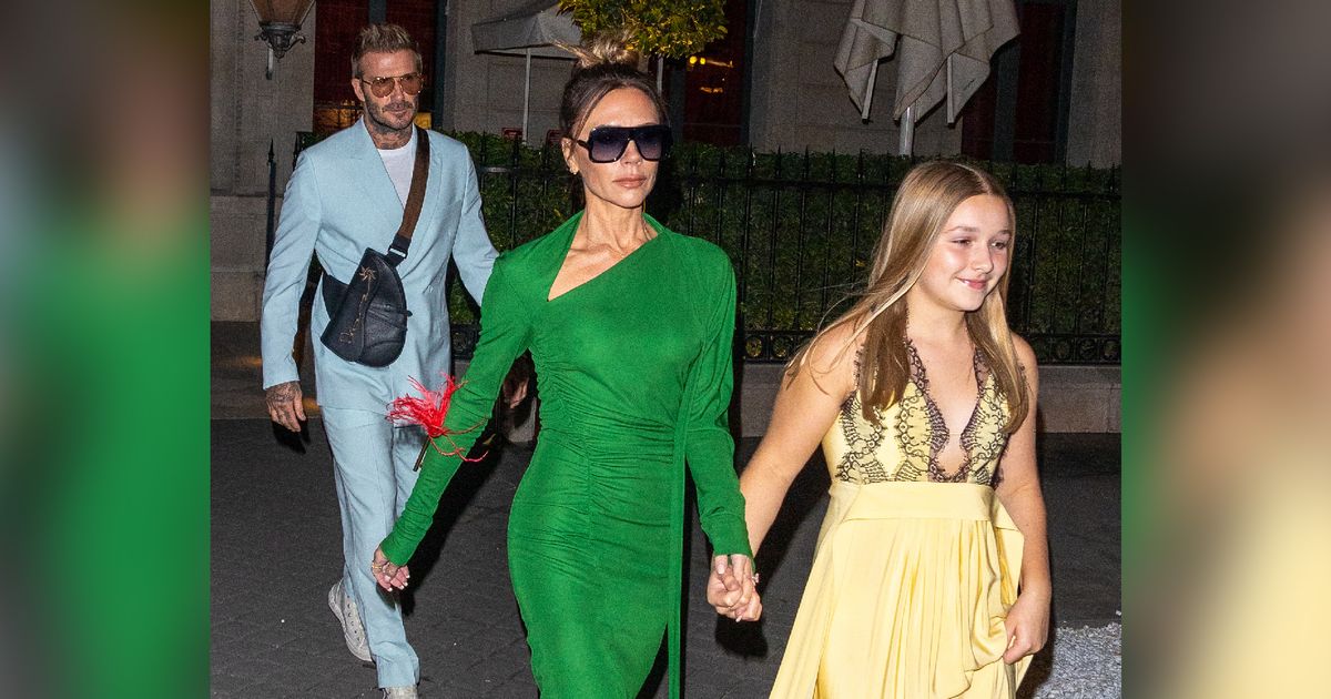 Victoria & David Beckham: Fake-Tattoo von Tochter Harper schockiert ...
