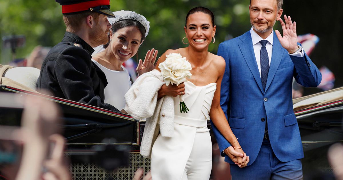 Christian Lindner & Franca Lehfeldt: Hochzeits-Szene erinnert an Harry ...