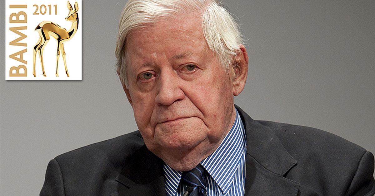 Helmut Schmidt: Er bekommt den Millennium-BAMBI | BUNTE.de