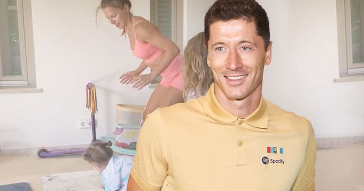 Robert Lewandowski: Niedliches Workout – Seine Frau Anna trainiert mit ...