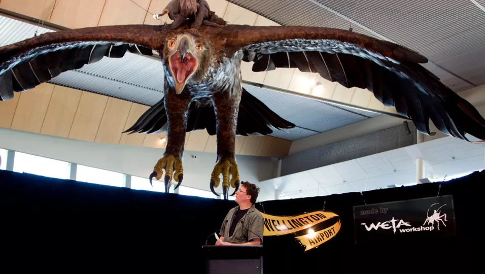 Wellington, Neuseeland: Nach Erdbeben: "Hobbit"-Promo-Adler abgestürzt ...