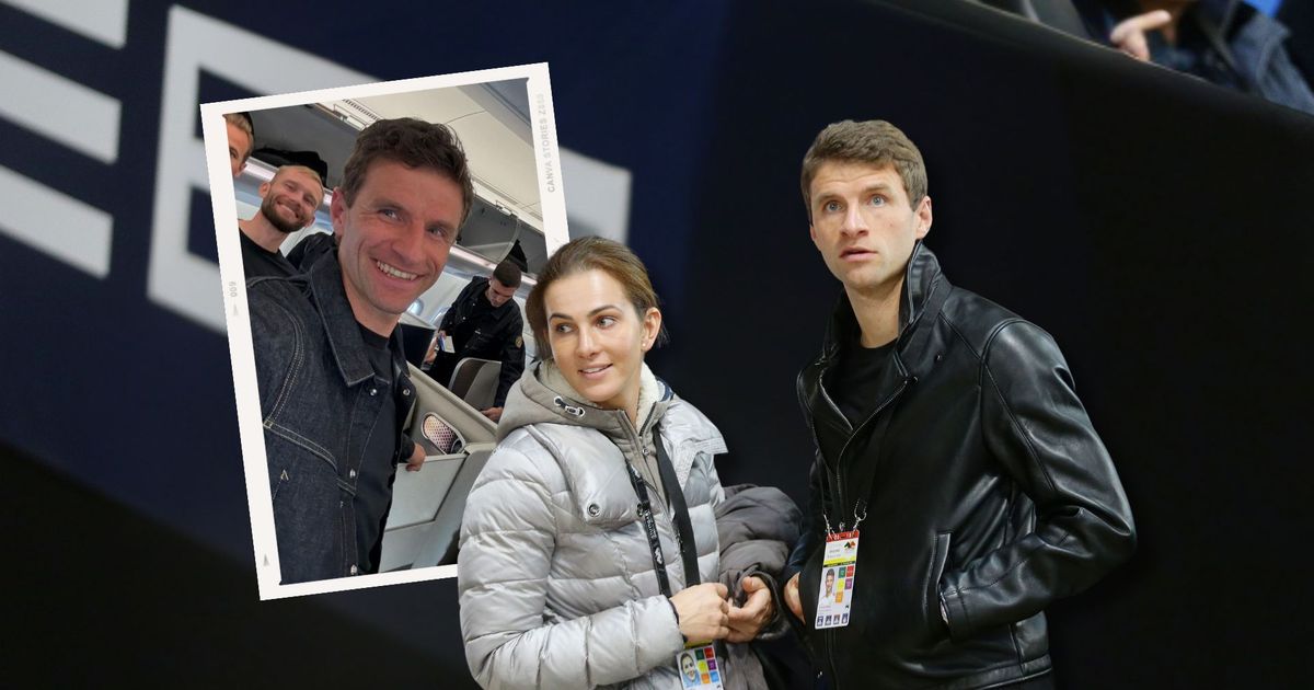 Strahlend im Flieger: Thomas Müller teilt Foto nach den ...