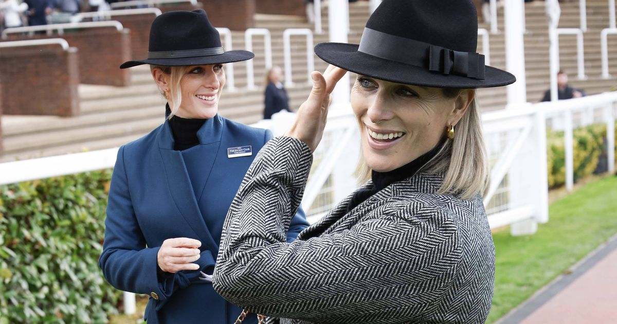 Elegant mit Hut & schlichtem Mantel begeistert Zara Tindall gleich ...
