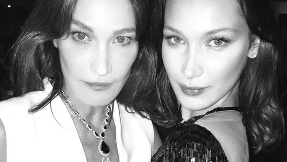 Carla Bruni & Bella Hadid: Sie sehen aus wie Zwillinge | BUNTE.de