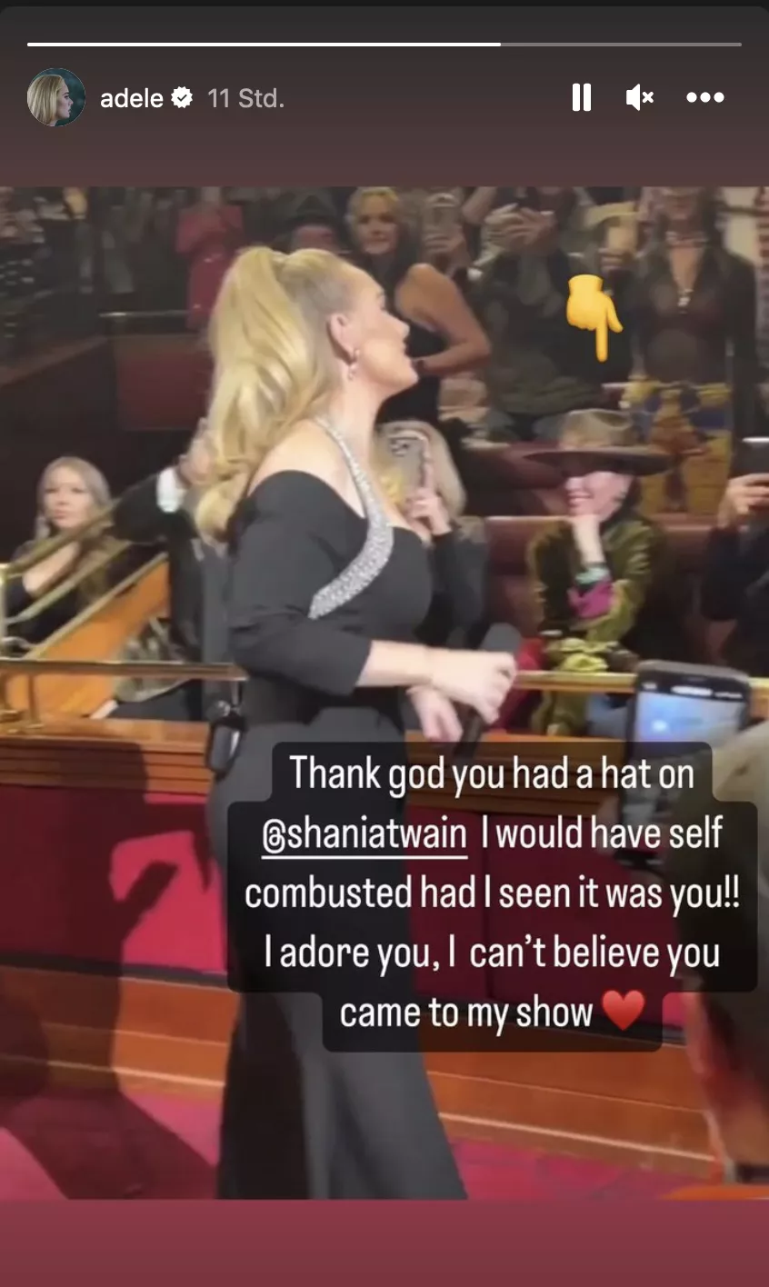 Adele: Als sie Mega-Star im Publikum ihrer Show sieht, wird sie zum ...