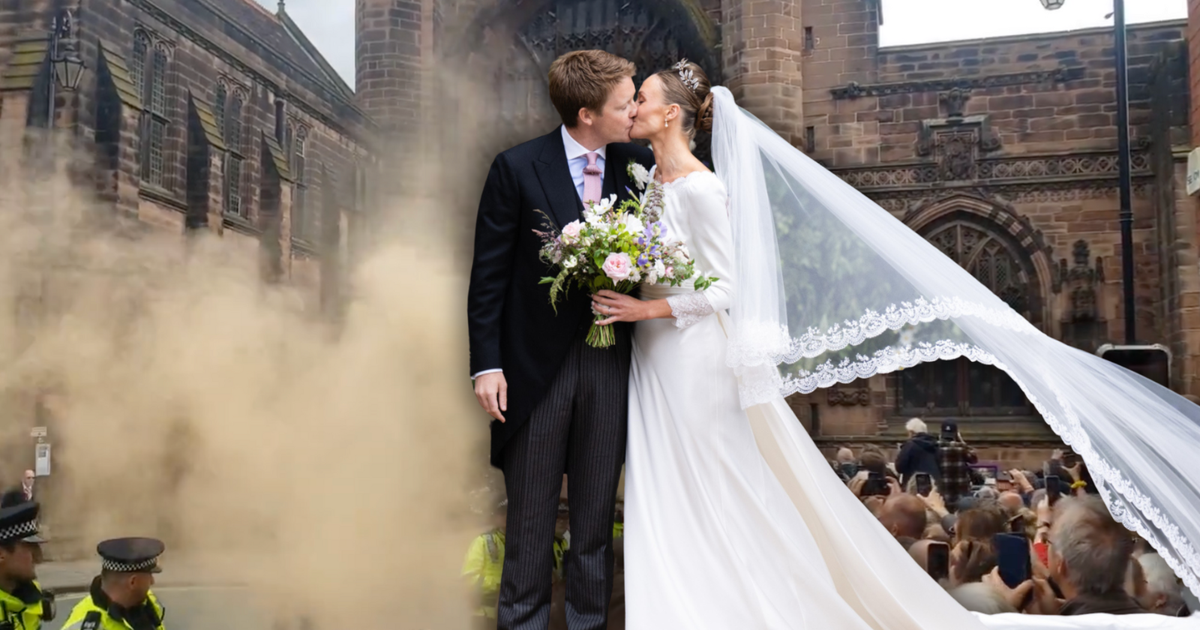 Aktivisten kapern Hochzeit von Herzog von Westminster & Olivia Henson ...