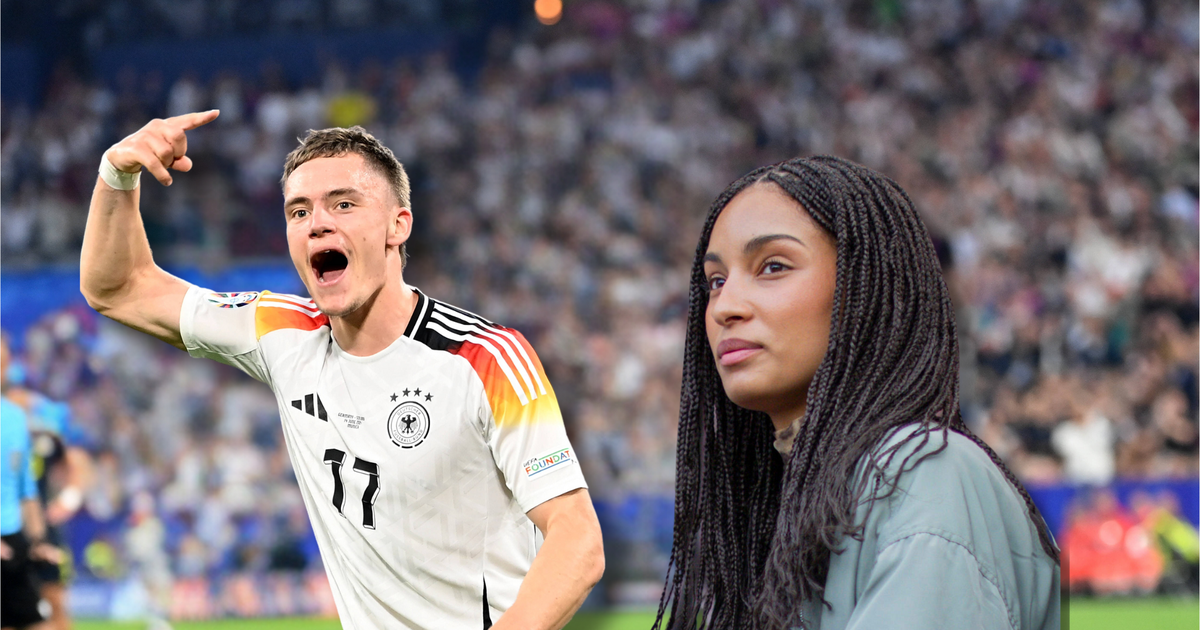 Freundin Aaliyah von EM-Spieler Florian Wirtz begeistert die Fußball ...