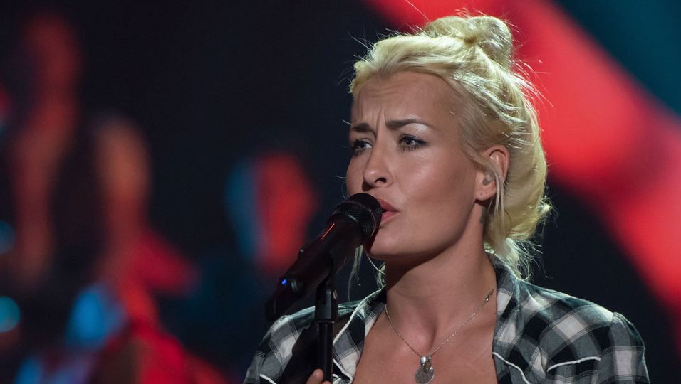 The Voice of Germany: Sarah Connor bei der 1. Liveshow 2015 auf der ...