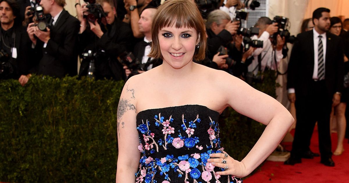Lena Dunham: Lila Eyeliner für braune Augen | BUNTE.de