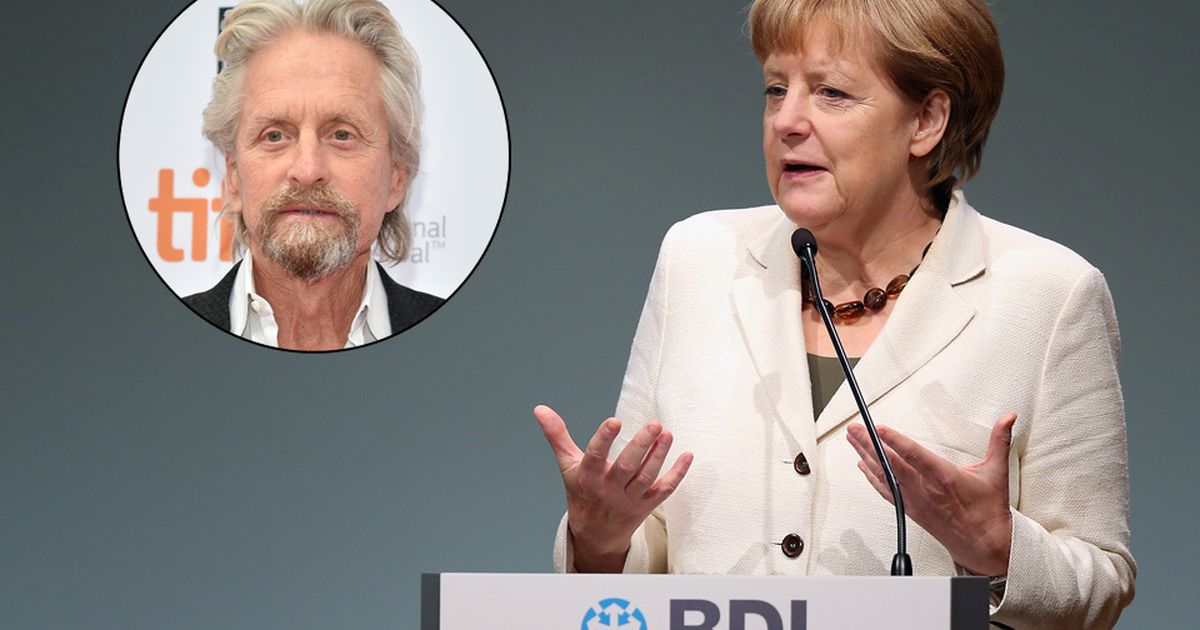 Angela Merkel: Sie macht Michael Douglas politisch Hoffnung | BUNTE.de