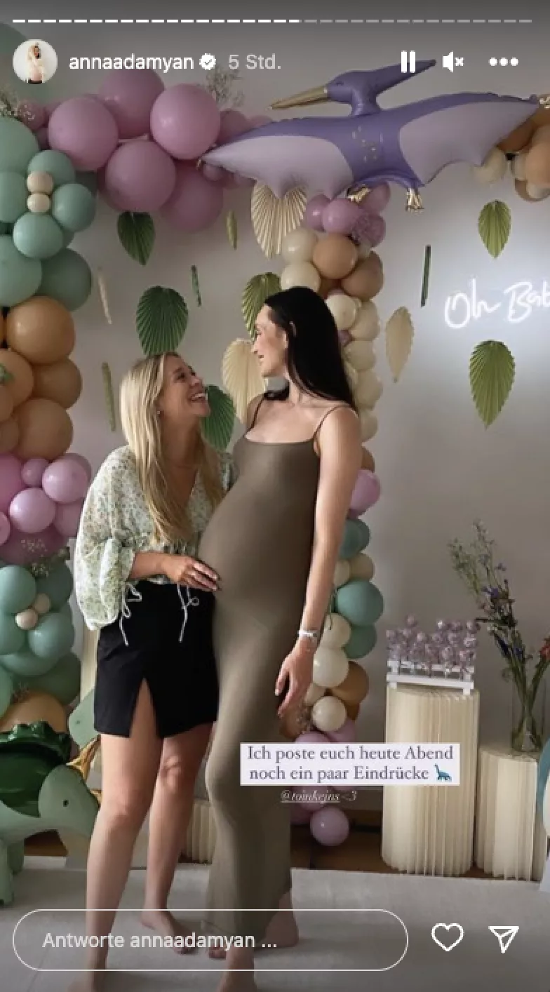 Anna Adamyan gibt Einblick in ihre Babyshower-Party | BUNTE.de