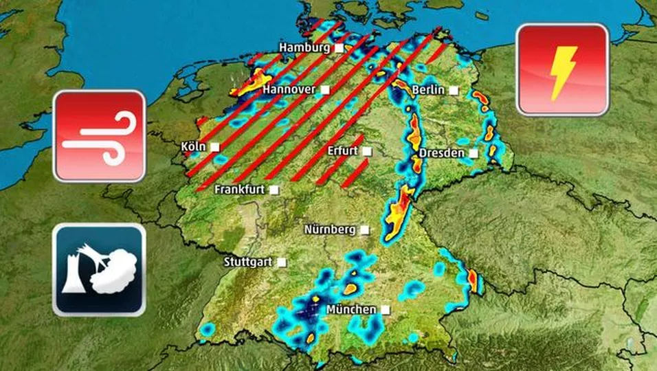 Alarmstufe Rot droht! Sommersturm bringt heute Windspitzen bis 100 km/h | BUNTE.de