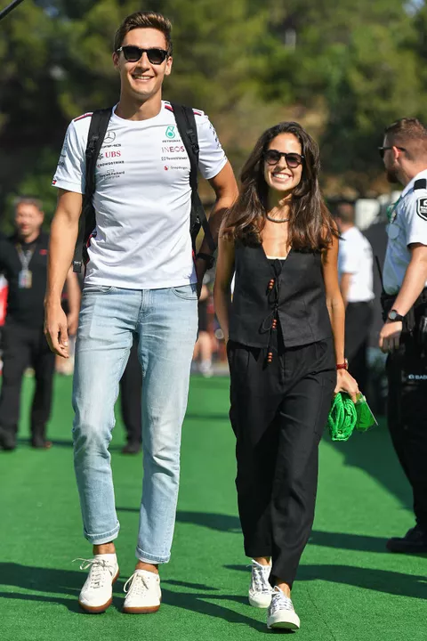 George Russell: Traumpaar der Formel 1: Carmen Mundt ist die Frau an ...