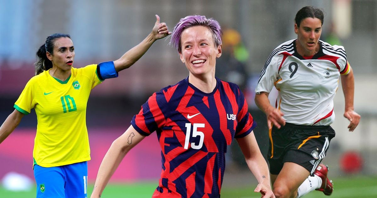 Fußball-WM: Von Marta bis Birgit Prinz – die besten Fußballerinnen ...