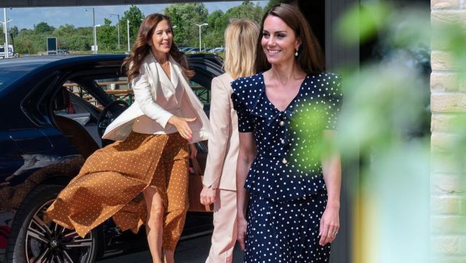 Prinzessin Kate & Kronprinzessin Mary: Einmal Rock, einmal Kleid: Sie ...