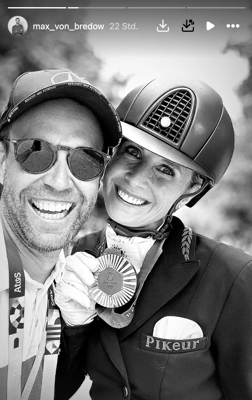 Olympia-Star Jessica von Bredow-Werndls Ehemann Max ist ihre größte ...